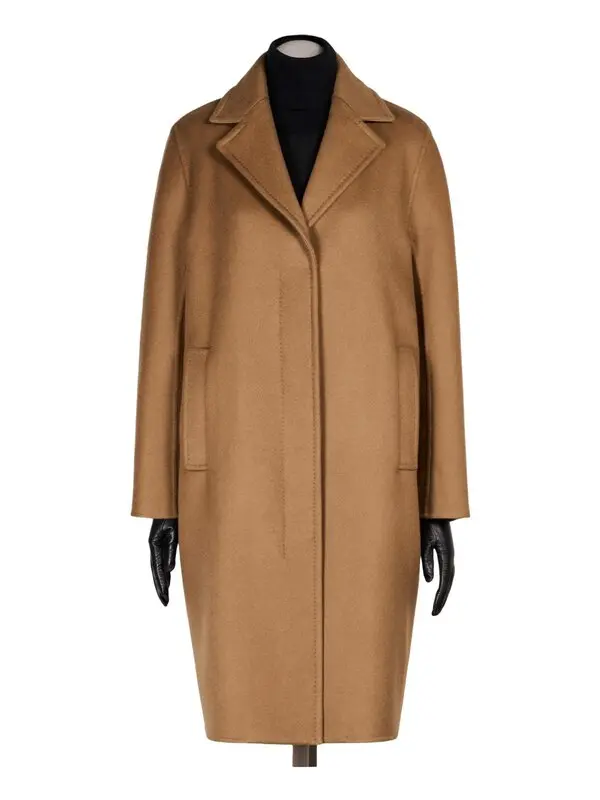Max Mara Masculine Cashmere Coat - Camel