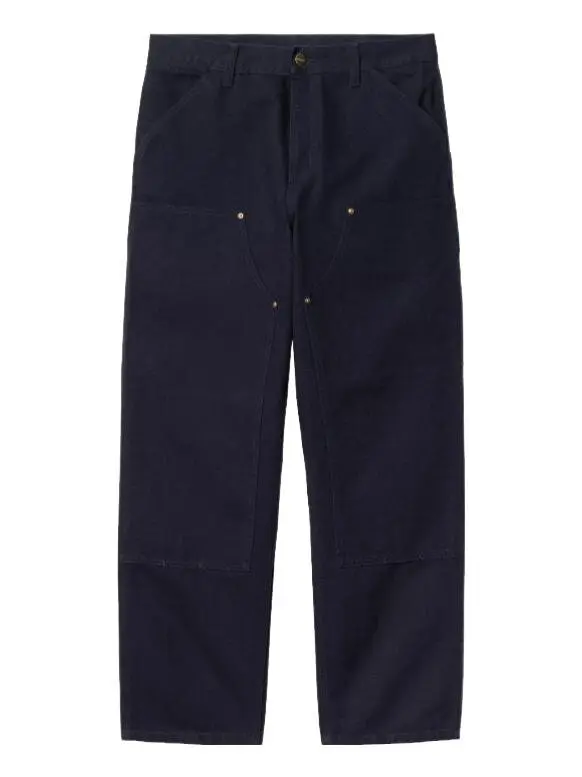 Carhartt Work In Progress Organic Cotton Straight-leg Trousers - Dark Navy, Rinsed