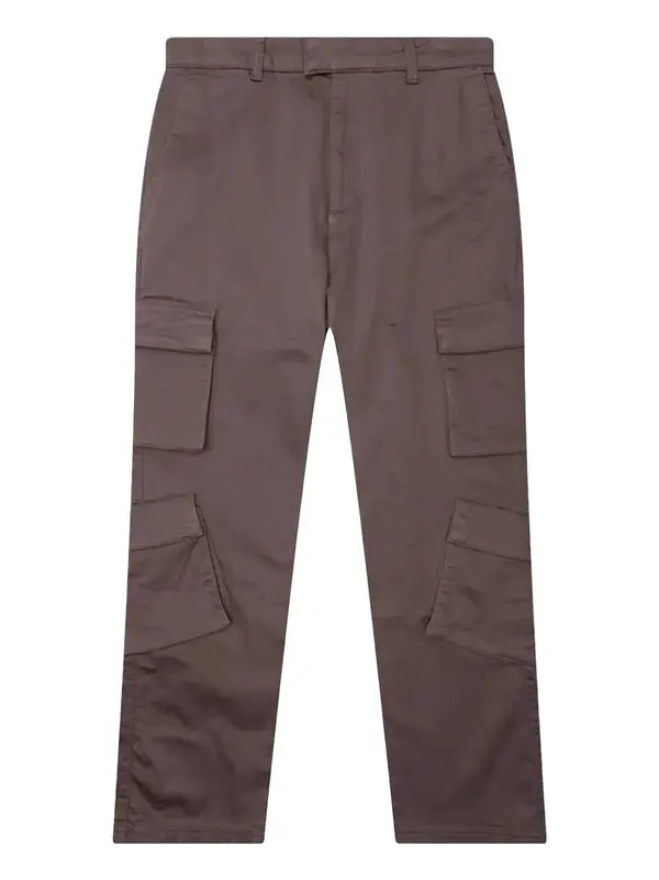 REPRESENT Cargo Pants With Belt Loops And Multiple Pockets - Brown