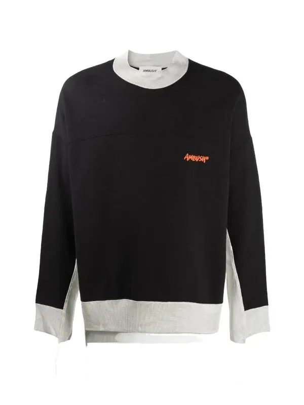 AMBUSH Logo Print Sweatshirt - Black