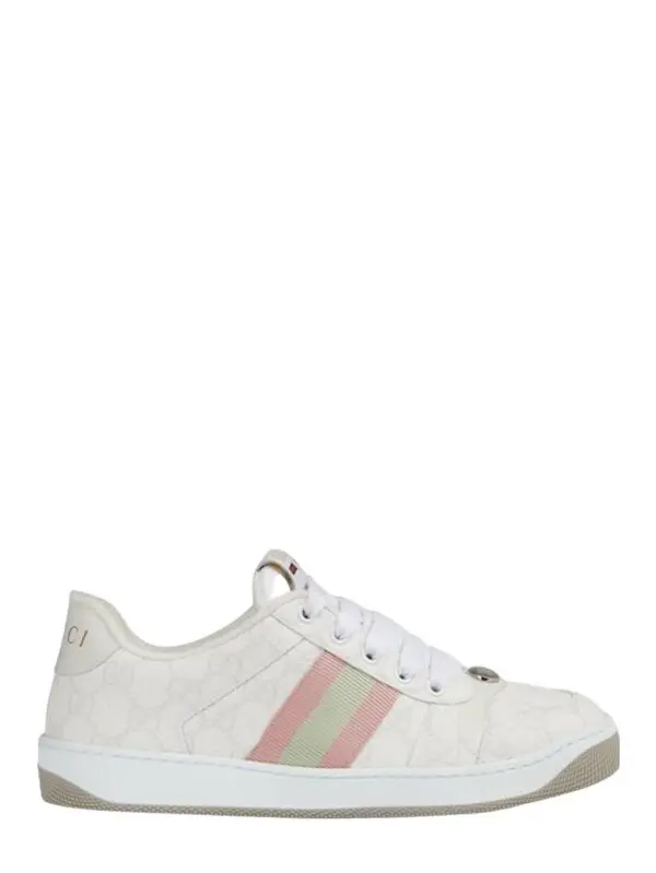 Gucci Lace-up Sneakers - White