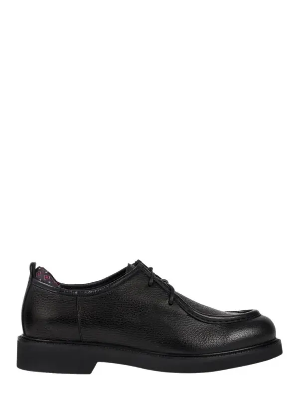 Etro Leather Lace-up Shoes - Black