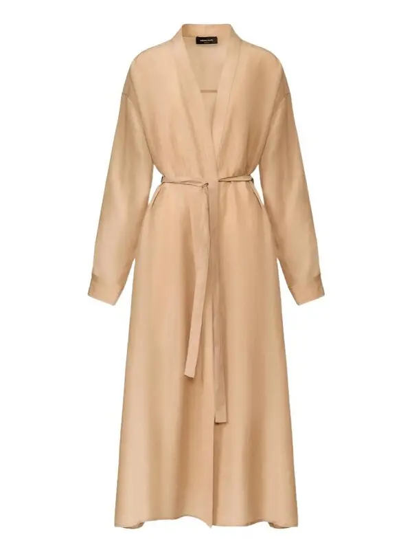 Fabiana Filippi Belted Waist Long Shirt - Nude