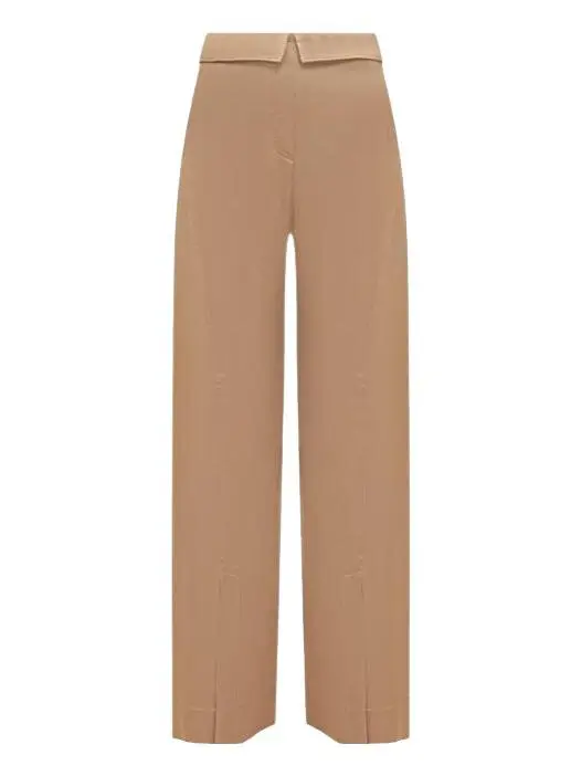 Alberta Ferretti Palazzo Trousers - Nude