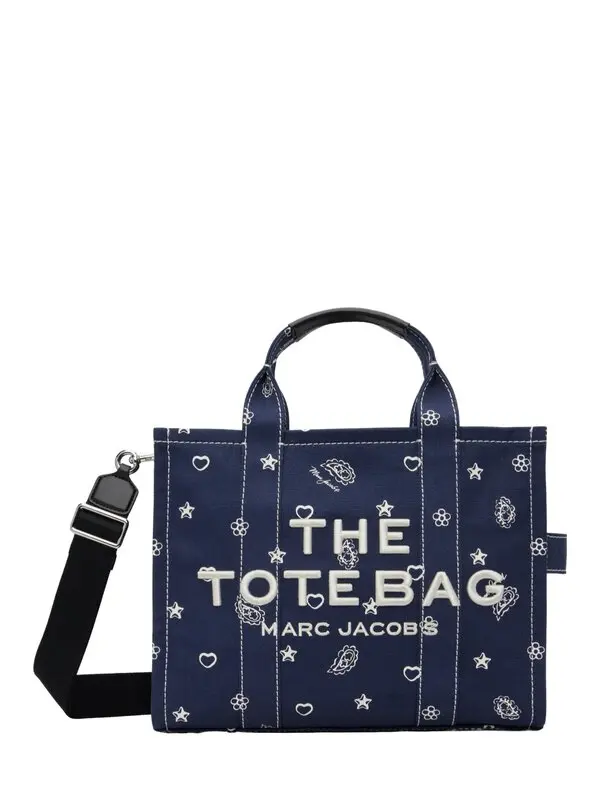 Marc Jacobs Tote Bag With Logo Embroidery - Blue