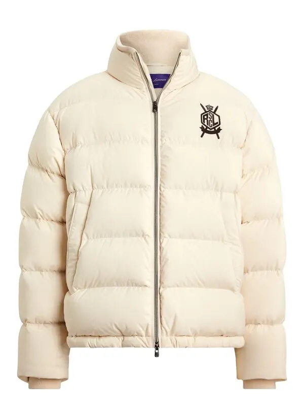 Ralph Lauren Emerson Quilted Bomber Jacket - White