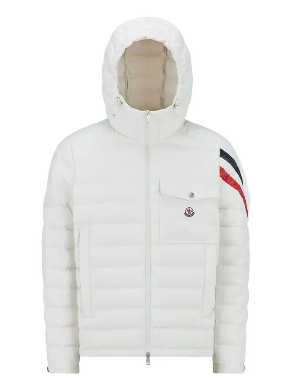 Moncler Berard Short Down Jacket - White