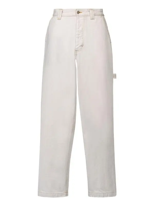MAISON MARGIELA Chalk Selvedge Utility Jeans - White