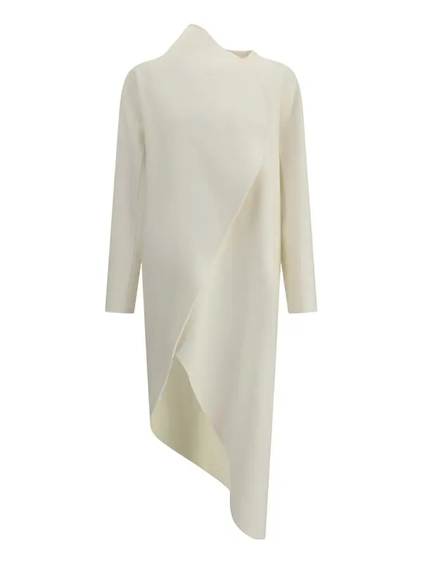 Alaïa Wrap Coat - Cream