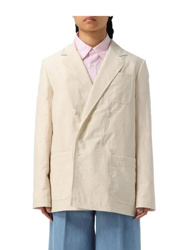 A.p.c. Double-breasted Tailored Blazer - White