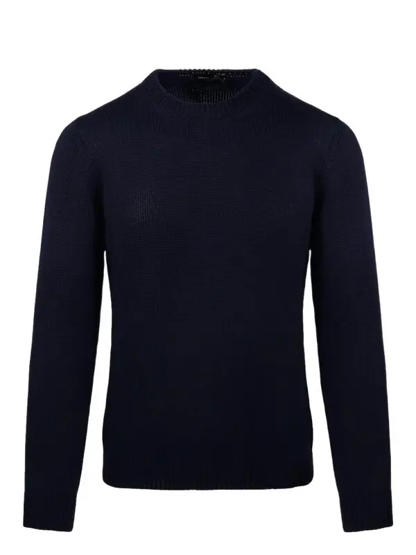 ROBERTO COLLINA Round Neck Sweater - Black