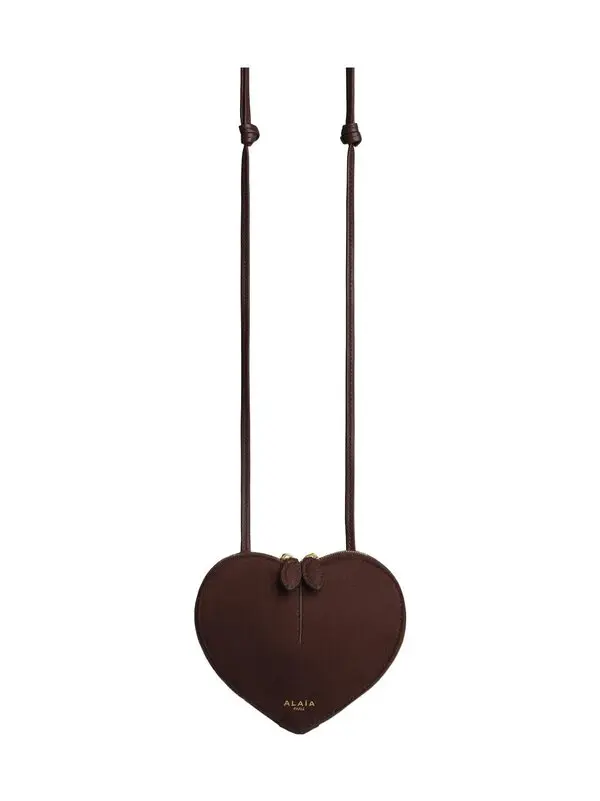 Alaïa Heart-shaped Shoulder Bag - Black