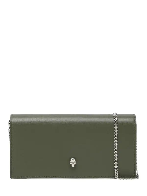Alexander McQueen Skull Chain Shoulder Bag - Gray