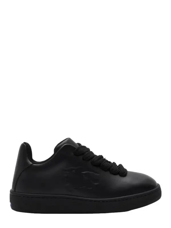 Burberry Round Toe Sneakers - Black