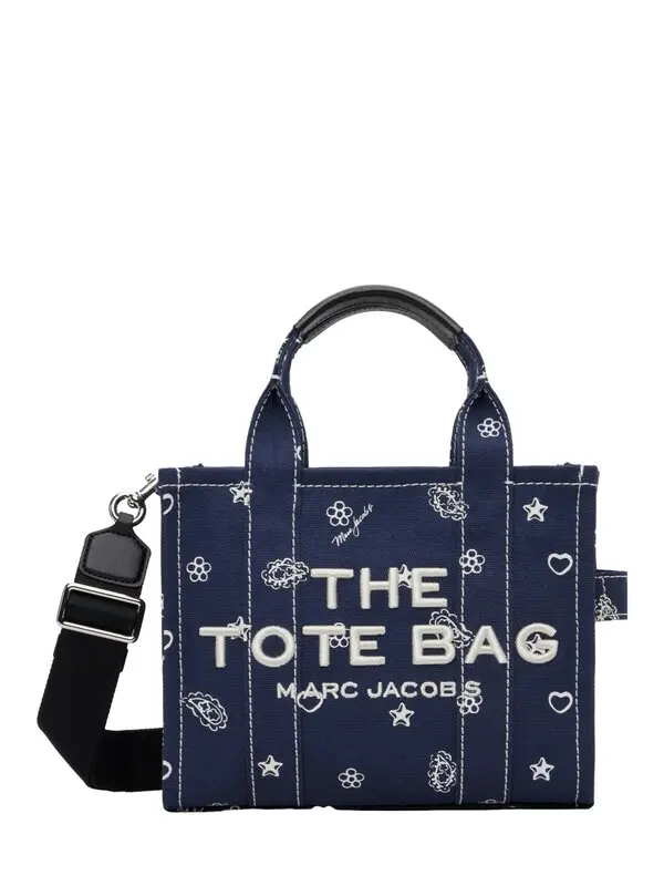 Marc Jacobs Tote Bag With Patterned Print - Black