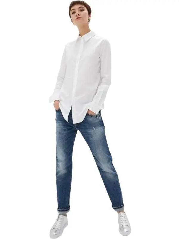 Iceberg Tapered Leg Jeans - White