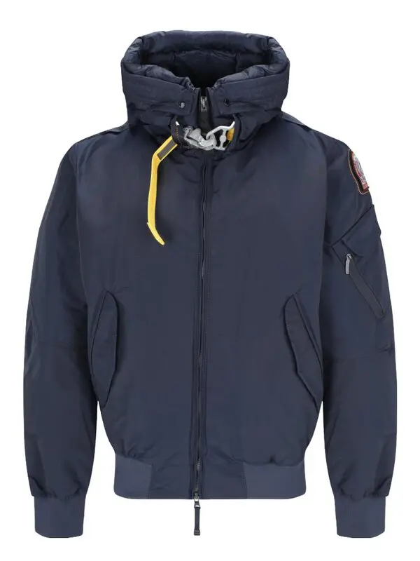 PARAJUMPERS Gobi Core Hooded Padded Bomber Jacket - Black