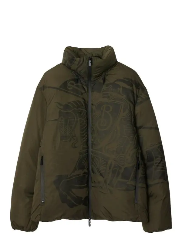 Burberry High-neck Puffer Jacket - Lake Color