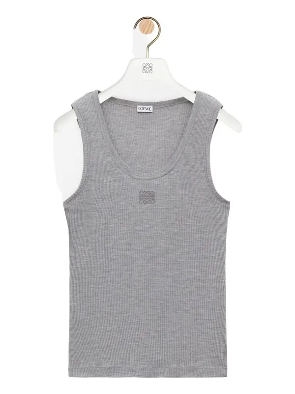 Loewe Anagram Tank Top - Mixed Gray