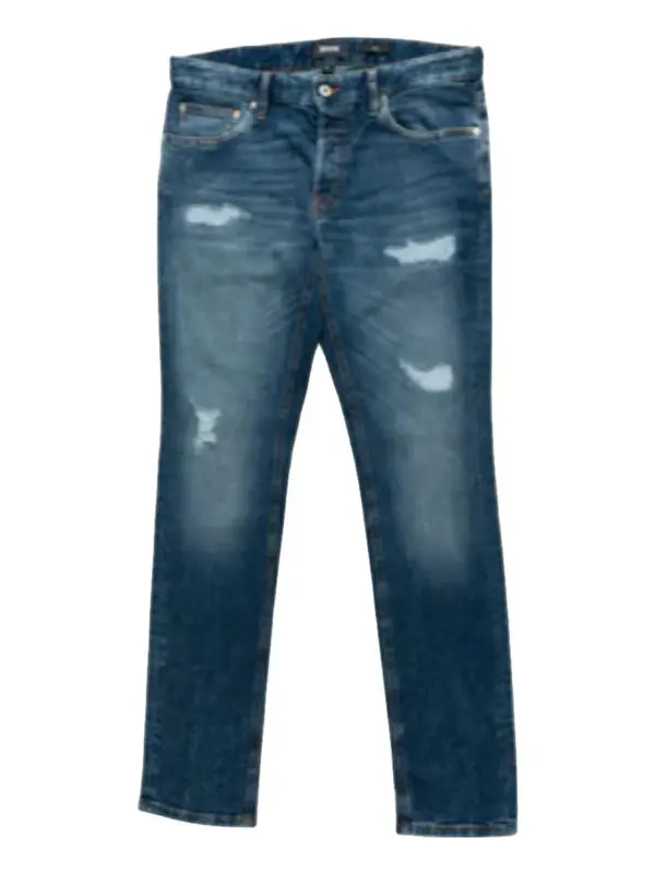 Just Cavalli Logo Straight Jeans - Blue