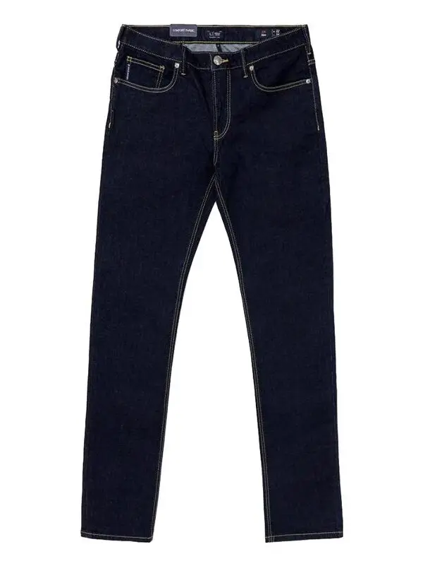 Emporio Armani Slim Fit Dark Wash Denim - Black