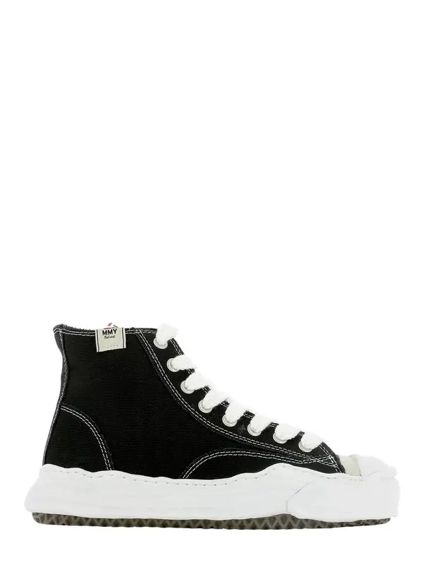 Mihara Yasuhiro Logo Detailed Lace-up High Top Sneakers - Black