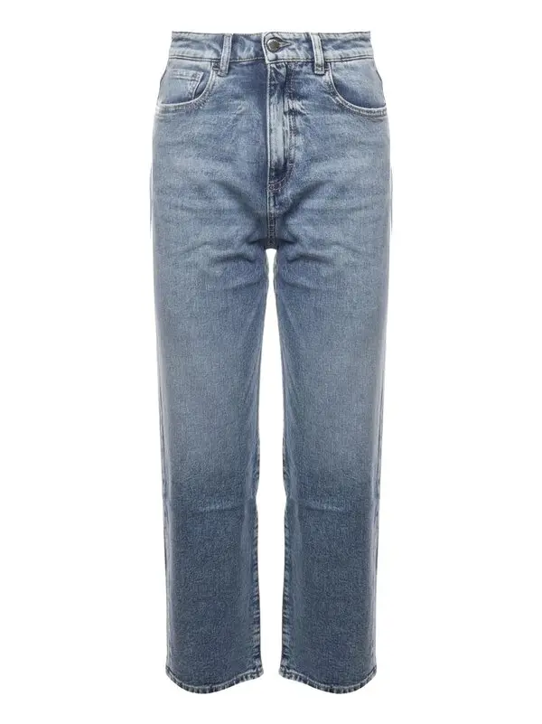 ICON DENIM LOS ANGELES Karolina Straight-leg Jeans - Gray