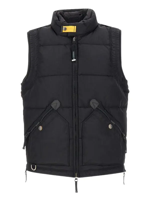 PARAJUMPERS Zippered Down Vest - Black