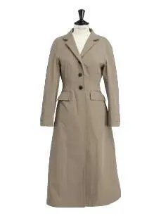 Dior Fitted Trench Coat - Nude