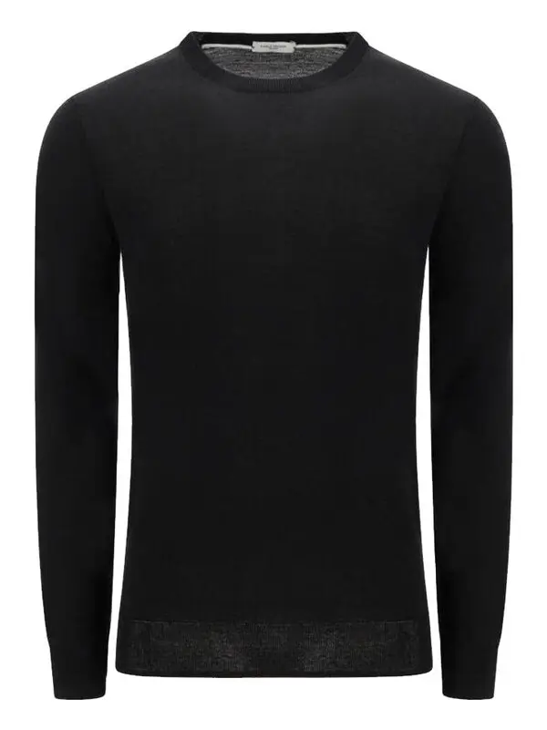 PAOLO PECORA Long-sleeve Sweater - Black
