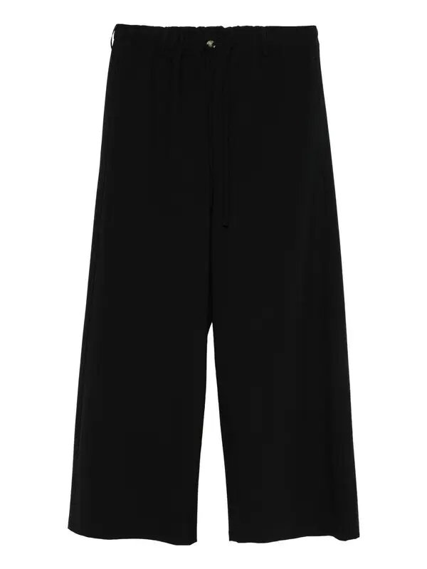 Marni Straight-leg Drawstring Trousers - Black