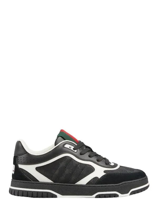 Gucci Gg Re-web Sneakers - Black
