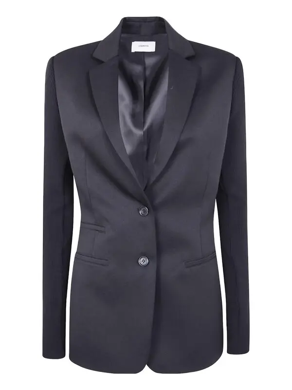 Coperni Hybrid Rib Tailored Jacket - Black