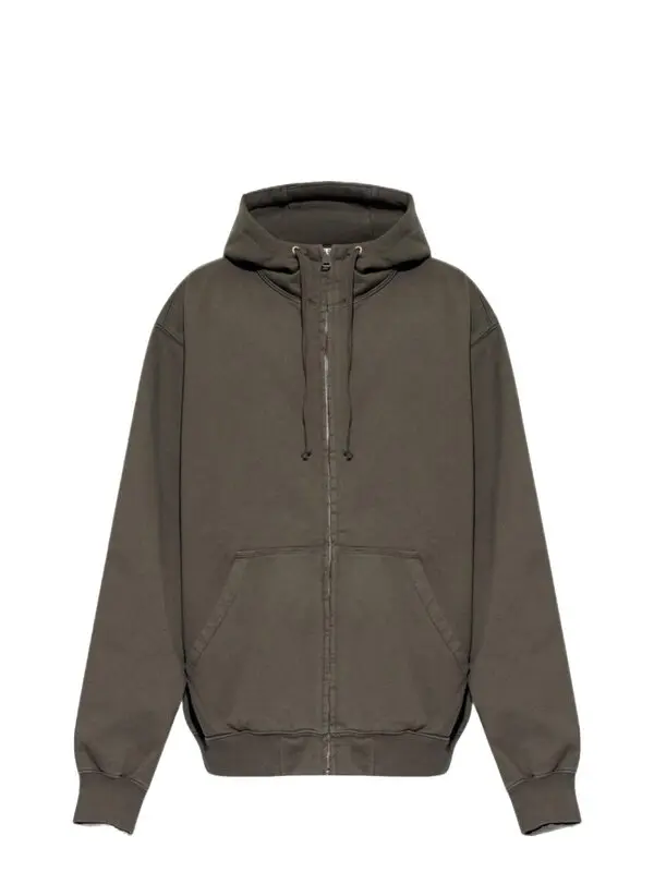 MAISON MARGIELA Numeric Drawstring Hoodie - Brown