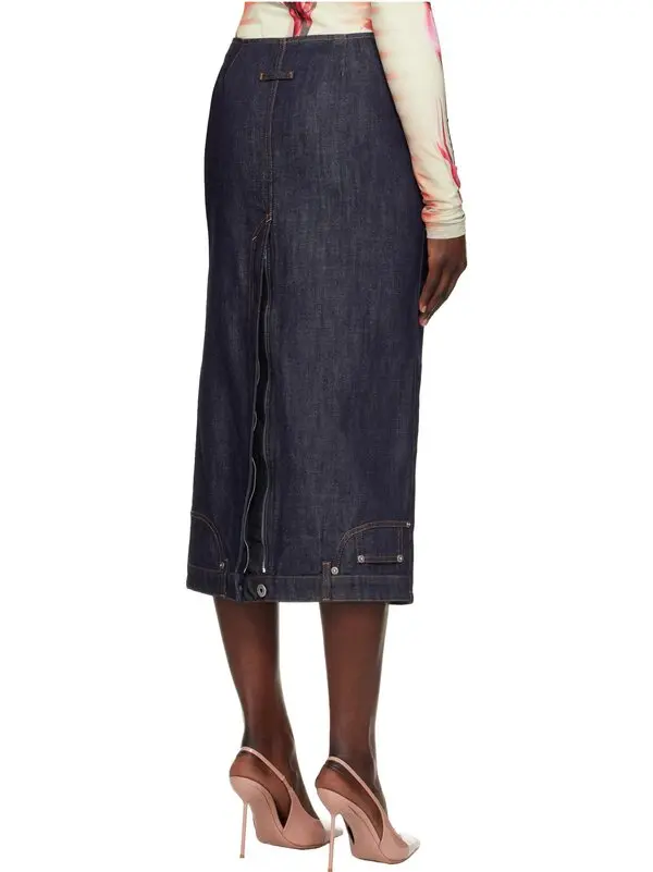 JEAN PAUL GAULTIER Denim Skirt - Black