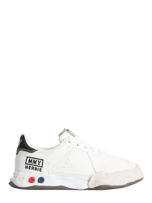 Mihara Yasuhiro Logo Embroidered Trainers - White