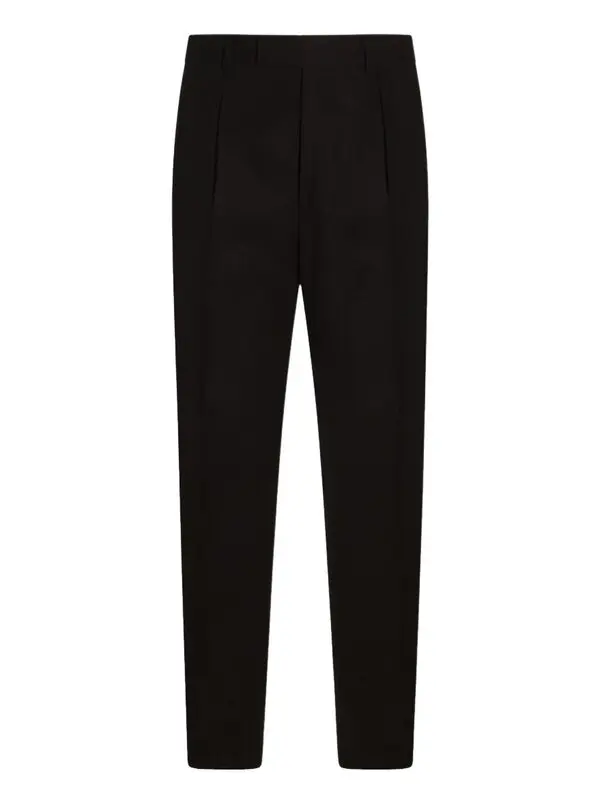 Zegna Pleated Tailored Trousers - Brown