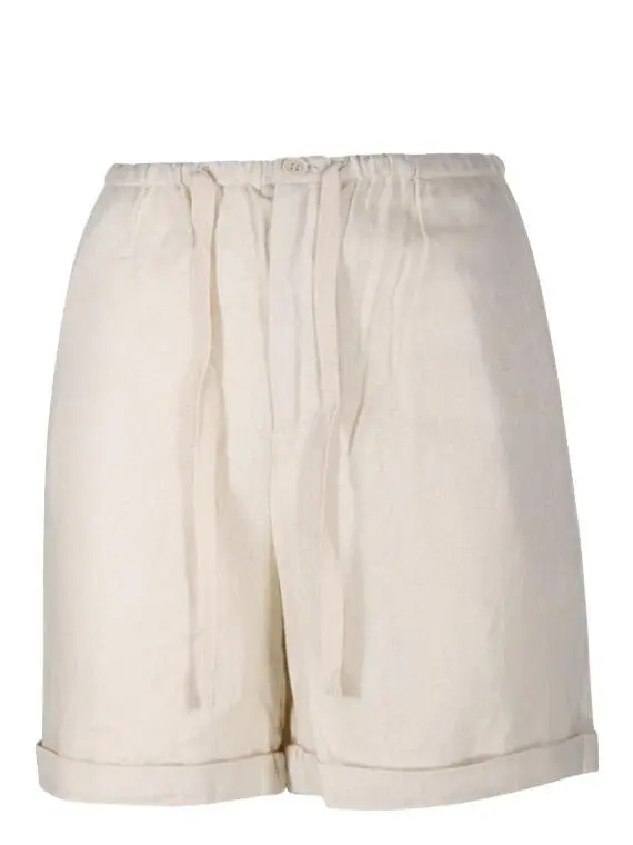 BY MALENE BIRGER Josea" Slub-texture Shorts - White