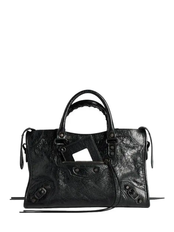 Balenciaga Small Le City Tote Bag - Black