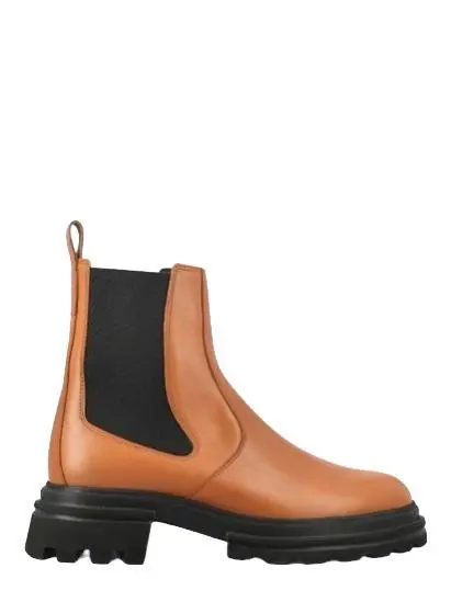 Hogan Round-toe Chelsea Ankle Boots - Black
