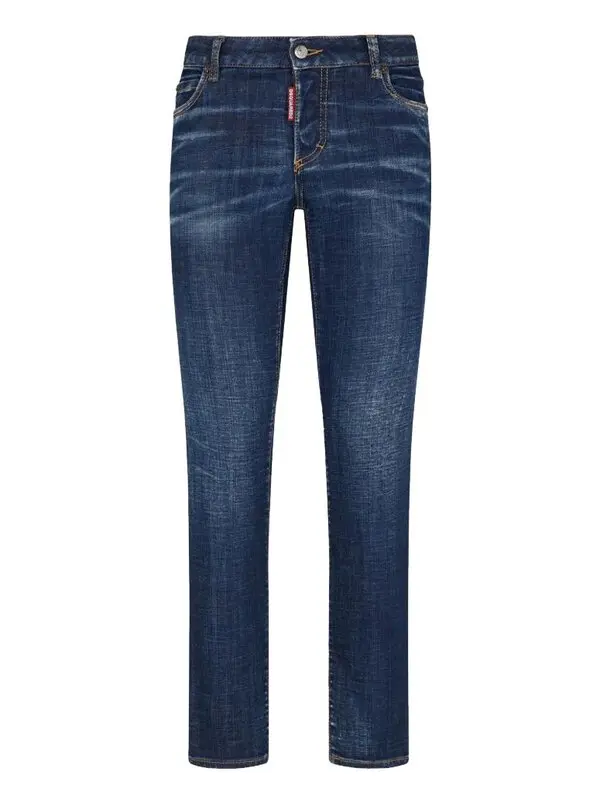 Dsquared2 Low Rise Skinny Fit Jeans - Blue