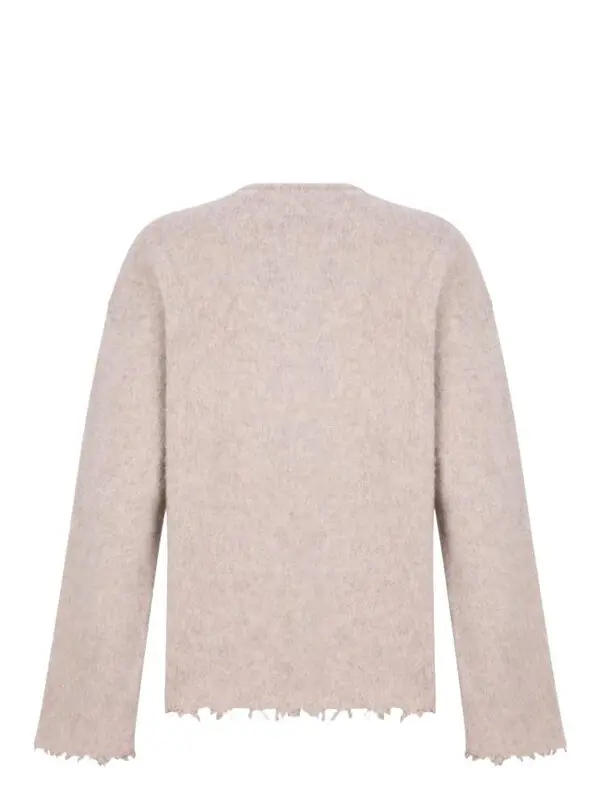 JIL SANDER Boat Neck Sweater - Nude