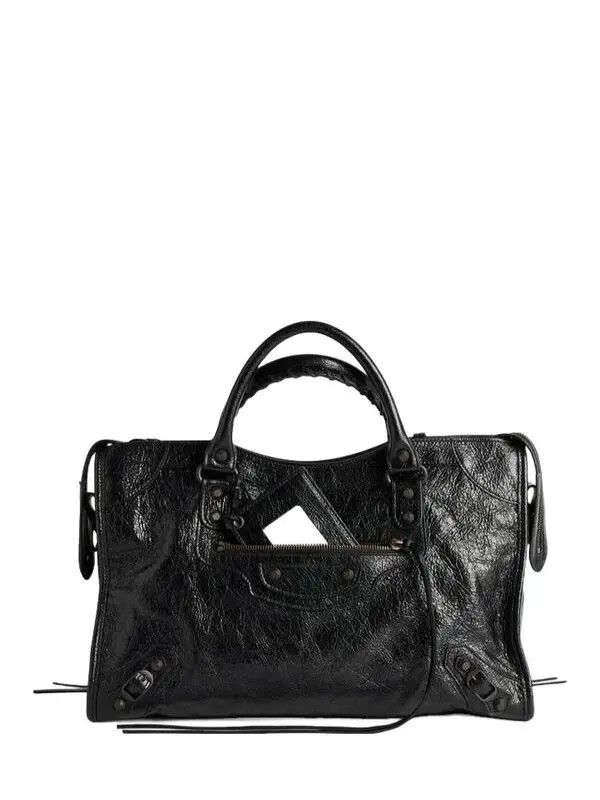 Balenciaga Le City M Shoulder Bag - Black