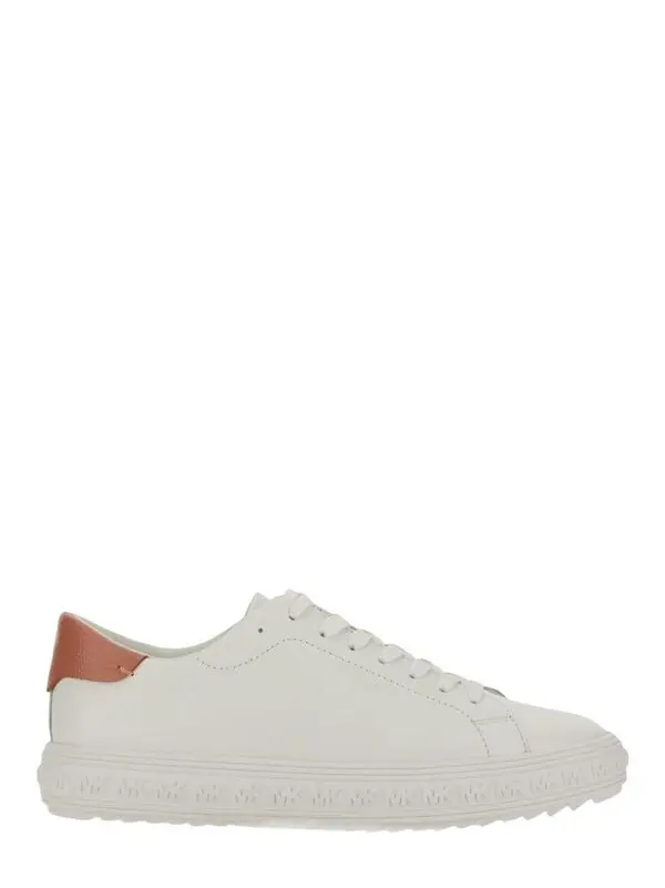 Michael Kors Lace-up Low-top Sneakers - White