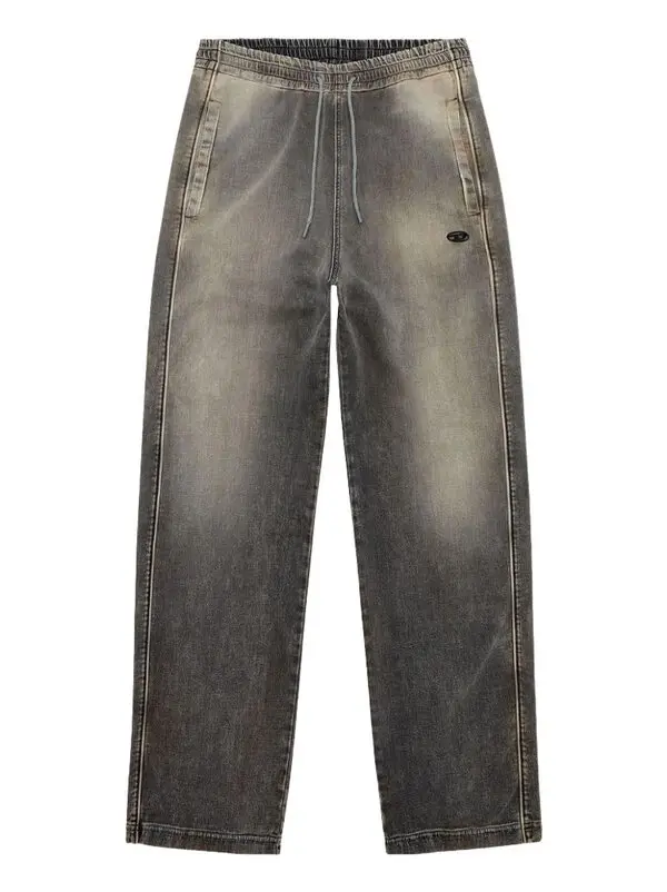 DIESEL® D-martians Wide-leg Track Jeans - Grey