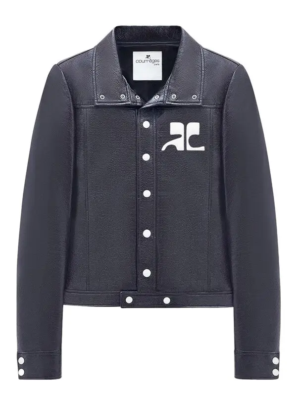 COURREGES Reedition Vinyl Jacket - Black