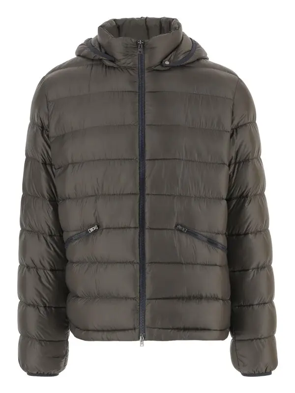 Herno Hooded Padded Jacket - Black
