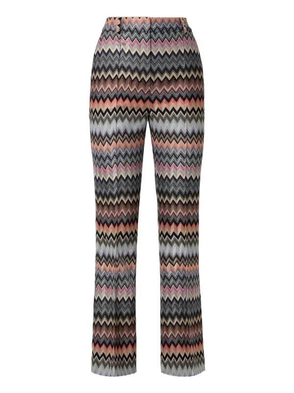 Missoni Zig-zag Straight-leg Pants - Multicolor