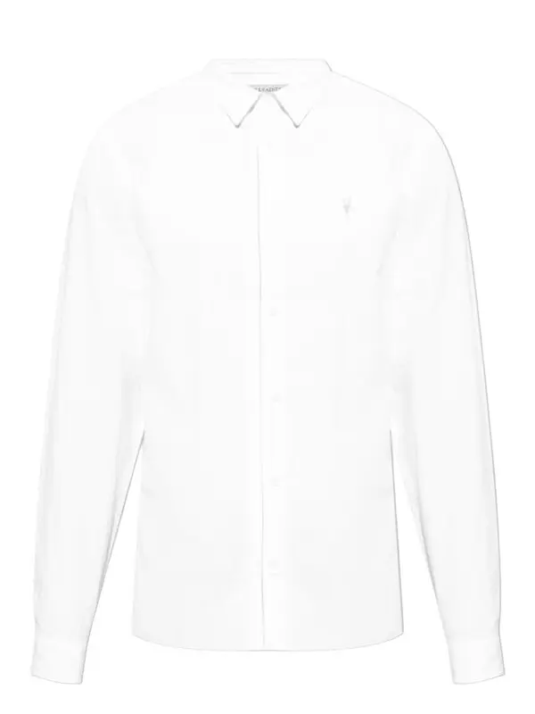 ALLSAINTS Signature Embroidered Shirt - White