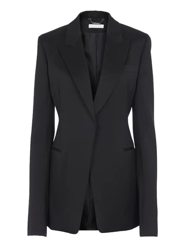 Chloé Single-breasted Tailored Jacket - Black